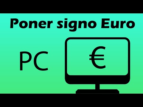 Como se hace el simbolo de euros en la computadora