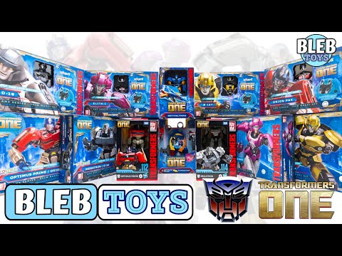 Transformer Toys Collection Unboxing ASMR toy review no talking | Transformers one Studio series