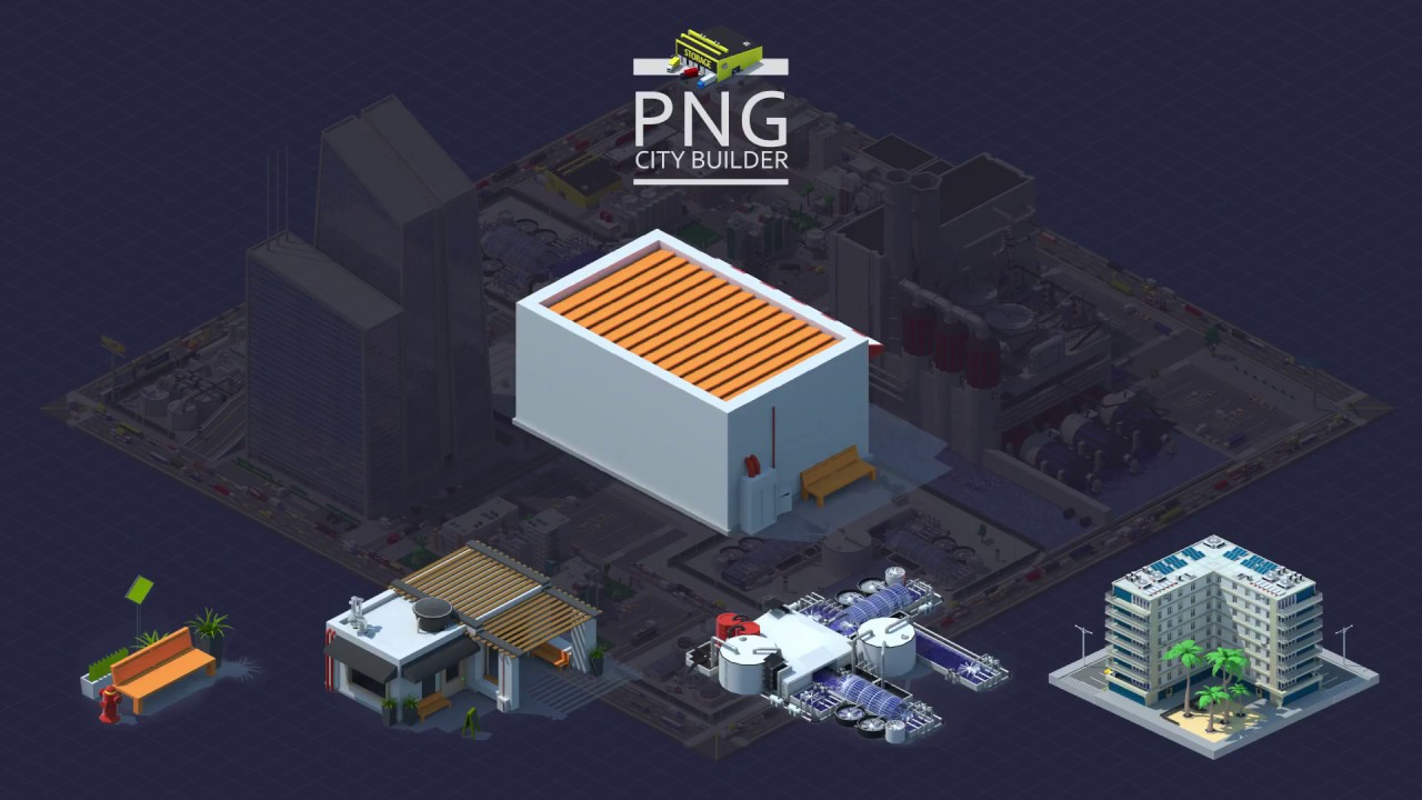 png city builder - 6400 PNG images to create a city