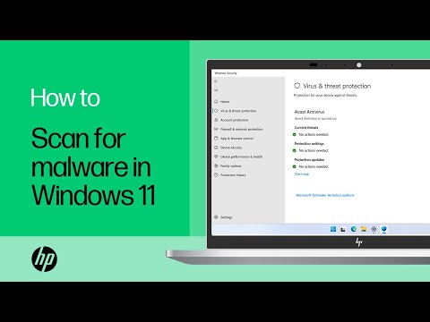 How to scan for malware using Windows Security in Windows 11 | Product Category | HP Support