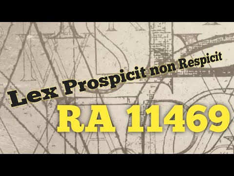 Lex Prospicit non Respicit | The Principle of Prospectivity of Laws