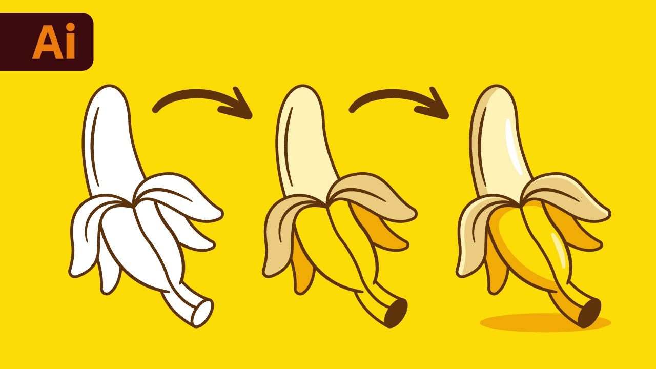 Adobe Illustrator Tutorial - How to Ink and Colour Vector Illustrations