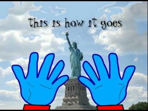 Multiplication Fact Song- (9 times tables trick using fingers)