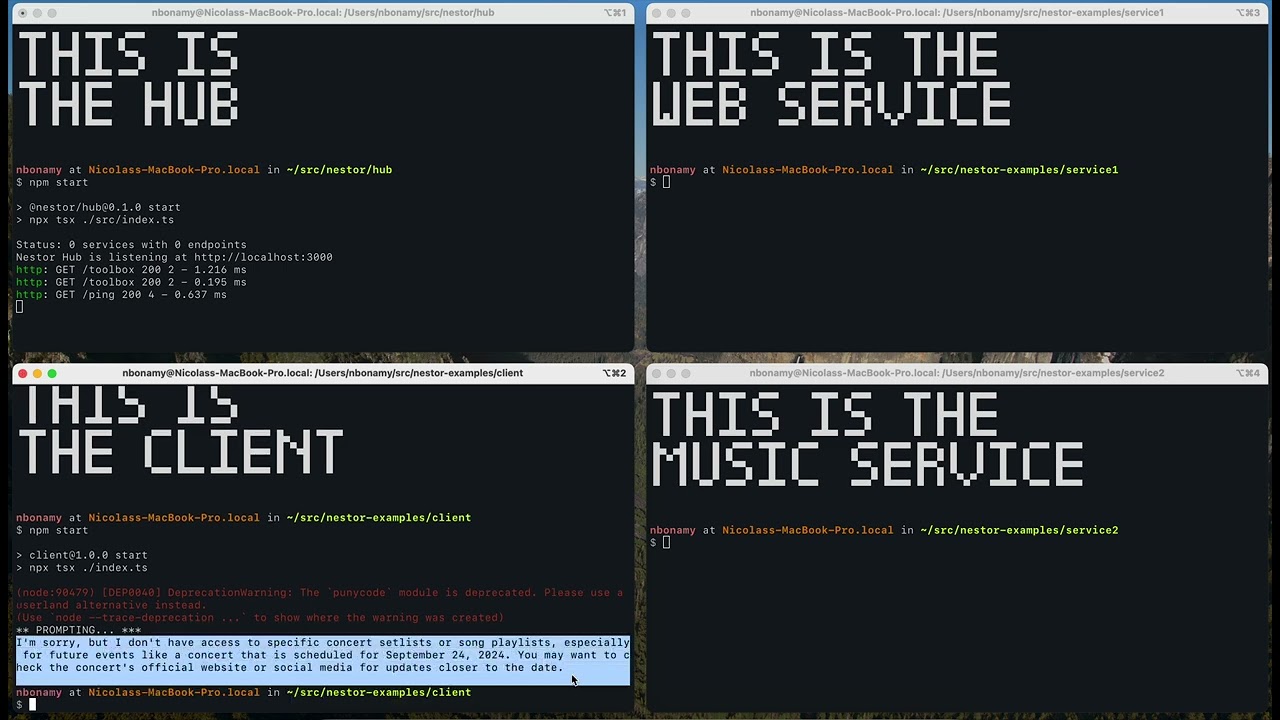 Nestor Demo - An API Hub for AI Agents