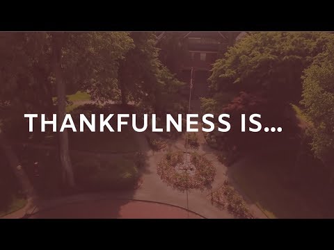 Thankfulness Is...