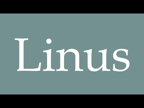 How to Pronounce ''Linus'' Correctly in French