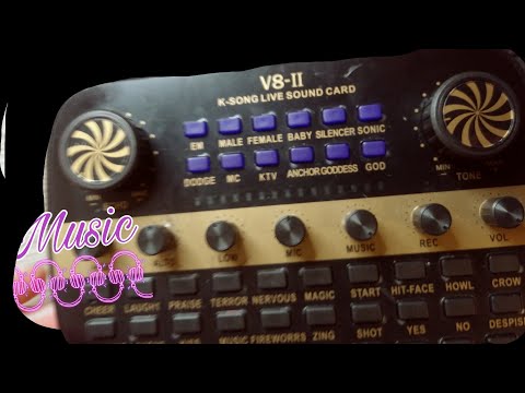 V8 2 K-SONG LIVE SOUNDCARD , paano mapapagana. @Tetblogs #v8IIK-songsoundcard #v8k-songcard