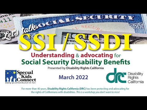 SSI & SSDI - English