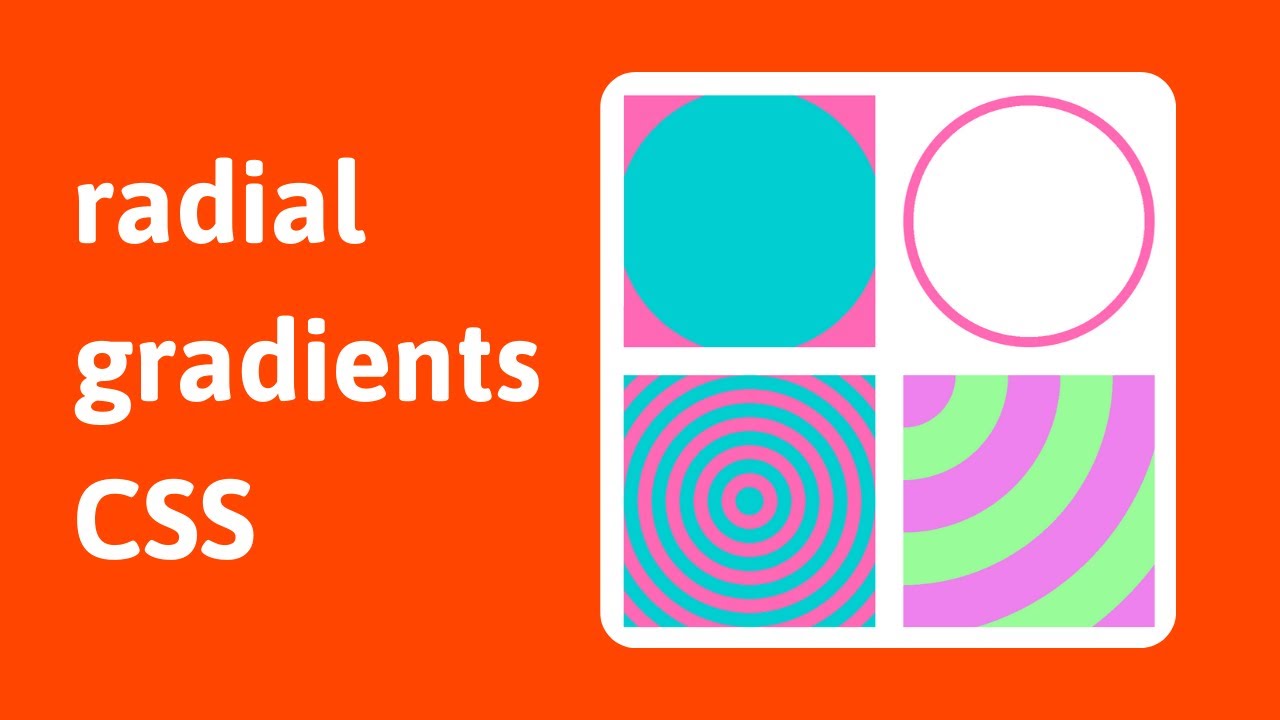 Radial gradients in CSS  | frontend web development tricks