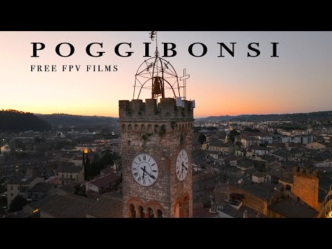 POGGIBONSI FROM THE AIR - Tuscany - FREE FPV FILMS