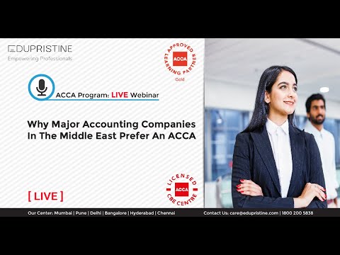 ACCA Live Webinar: Why Major Accounting Companies in the Middle East Prefer an ACCA