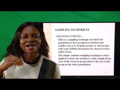 Sampling Techniques