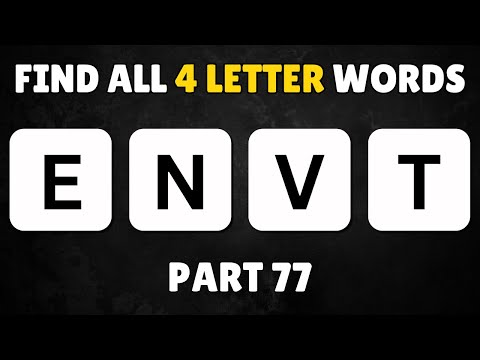 Brain Teaser: Find the Four-Letter Words Hidden in This Puzzle! π€