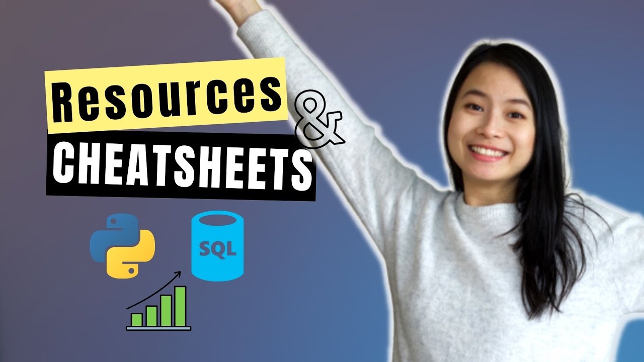 Awesome FREE cheat sheets for learning SQL & Python