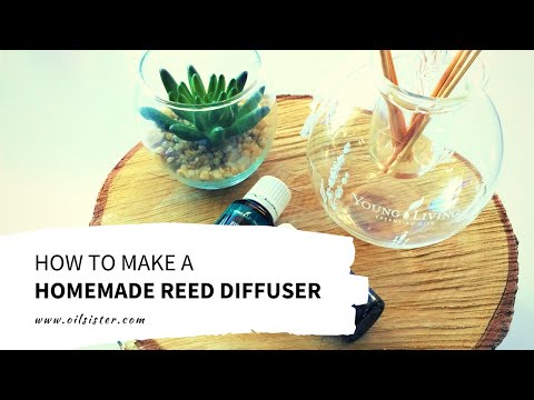 Easy HOMEMADE "Reed" Essential Oil DIFFUSER