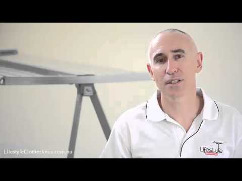 What Are Foldown Clotheslines Made Of?