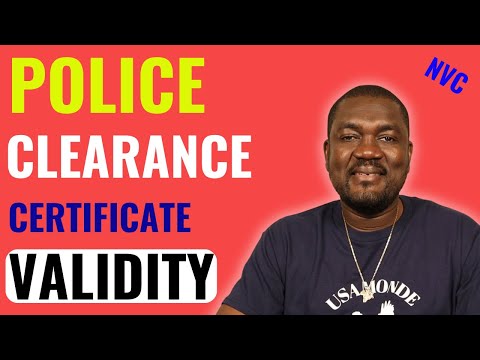 NVC Police Clearance Certificate | When To Renew it?