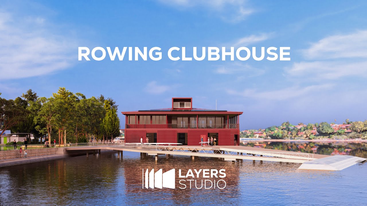ROWING CLUBHOUSE • Architecture Design • 3D Visualization • 4K Quality • Layers Studio