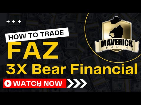 $FAZ ETF: 3X Bear Financials - How pros trade leveraged ETFs like $FAZ