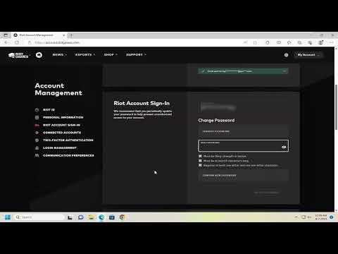 How to Change Password in Riot Games - Valorant [Guide]
