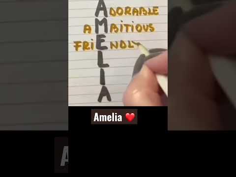 Meaning of the name AMELIA #meaning #name #amelia