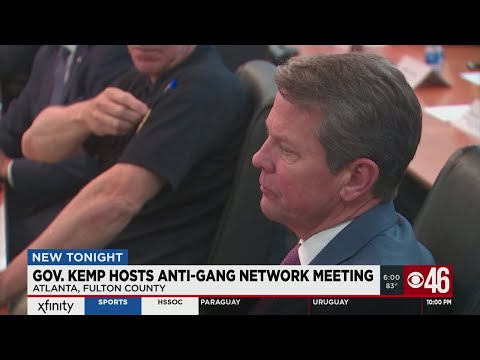 Georgia Governor hosts 'Anti Gang Network' meeting to address crime in Atlanta