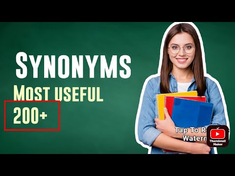 Most Useful Synonyms In English@Shahzadenglish