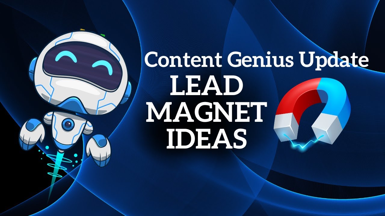 AI-Driven Lead Magnet Creation with Our Newest Content Genius Tool!