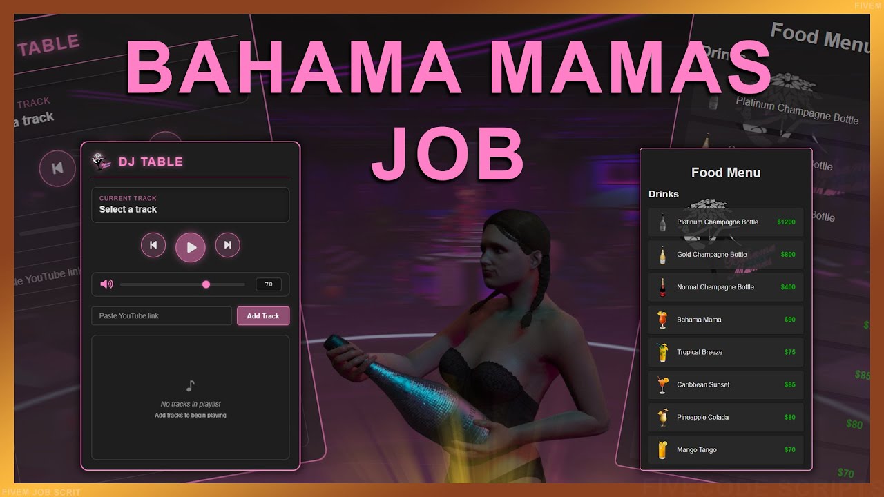 FiveM Bahama Mamas Job Script | FIVECODE