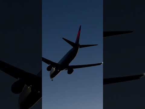 Delta Airlines 737-900 landing at RDU