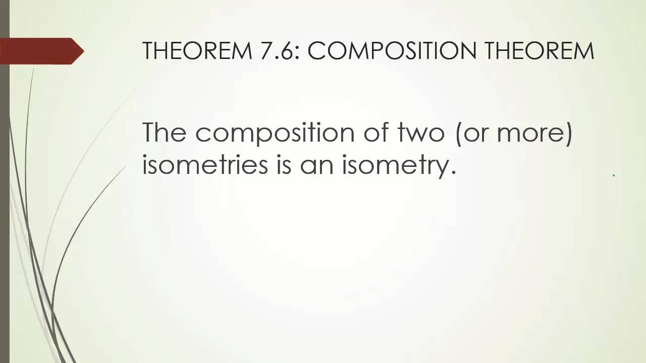 7.5: Glide Reflections and Compositions