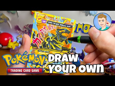 How to Draw Your Own Pokémon Cards!