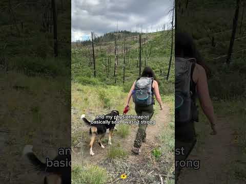How to train for multi day hikes carrying 30lbs 💪 I add weight to my daily dog walks #camping