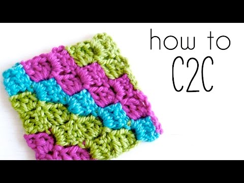 How to crochet C2C | Corner to Corner crochet tutorial ♥ CROCHET LOVERS