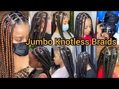 Super Hot Jumbo knotless box braids | Box Braid Hairstyles | Protective Hairstyles | Braided Hairs