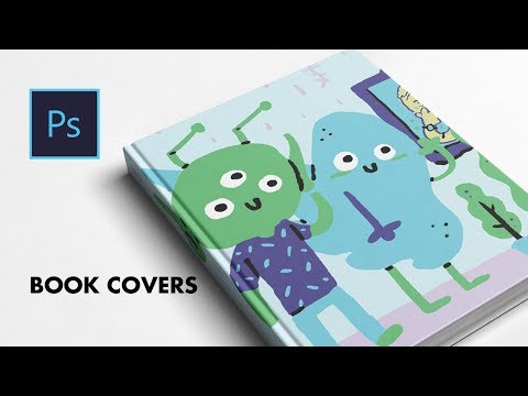 Book Cover Design in Photoshop Adobe CC - Children's Book Mockup
