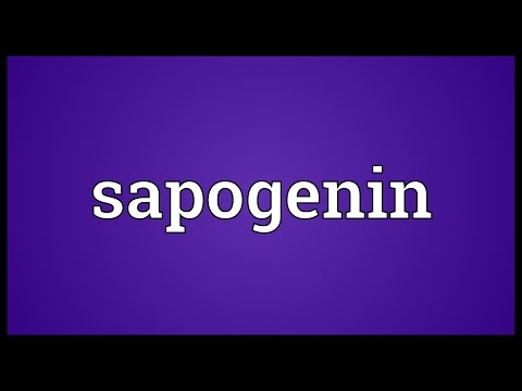 Sapogenin Meaning