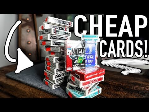 Finding HIGH QUALITY playing cards for CHEAP!!
