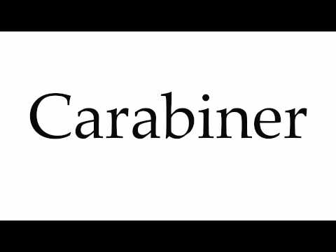 How to Pronounce Carabiner