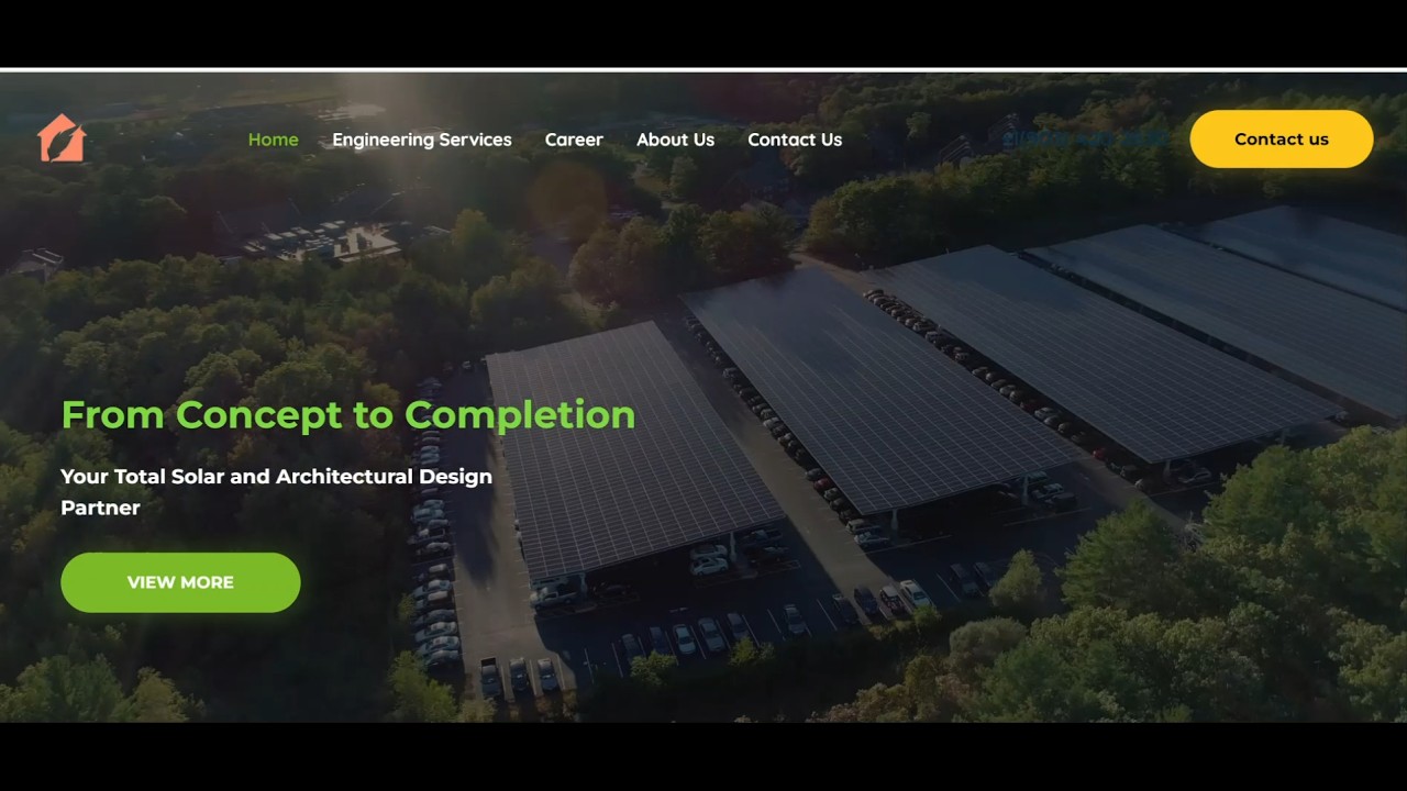 ☀️ Project Showcase: Solar Services Website ☀️