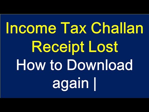 How to Reprint Income Tax Challan after payment| How to download income tax challan from netbanking|