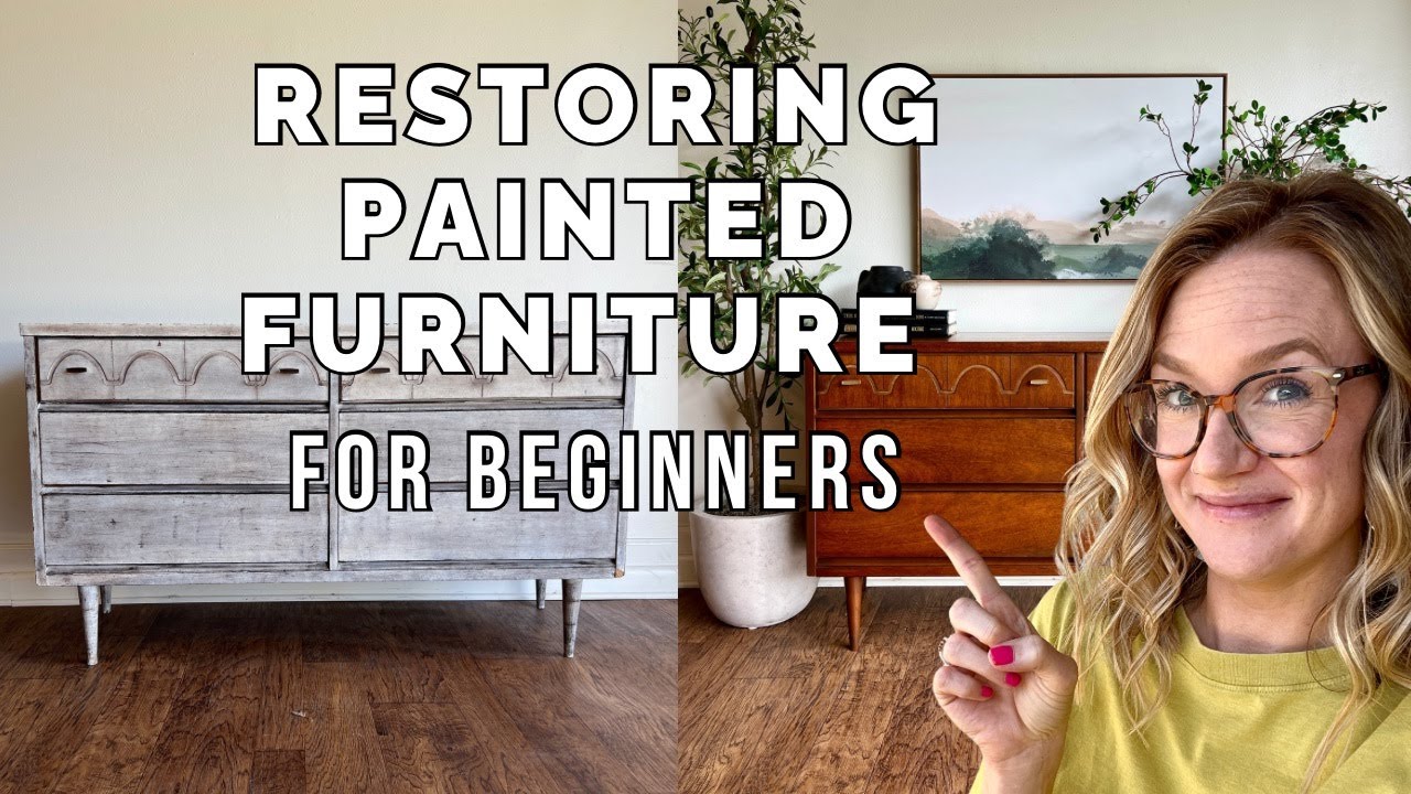 Restoring Painted Mid Century Modern Furniture FOR BEGINNERS