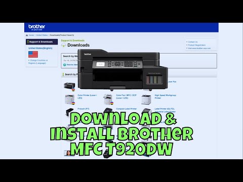 How To Download & Install Brother MFC T920DW Printer Driver in Windows 10/11