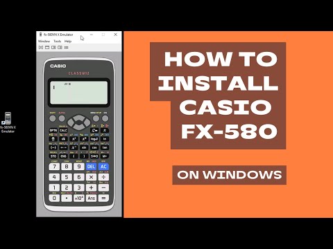 How to Install Casio FX580 Emulator on PC - Cài đặt giả lập Casio fx 580