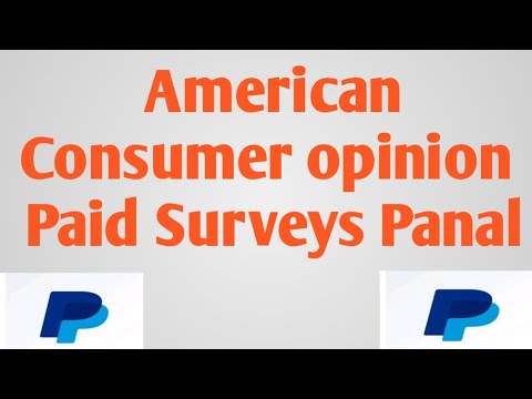 AMERICAN CONSUMER OPINION paid surveys earning website for influencers.