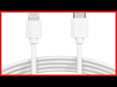 TALK WORKS USB C to Lightning Cable iPhone Charger 10ft Long Heavy Duty Cord - Fast Charging Power