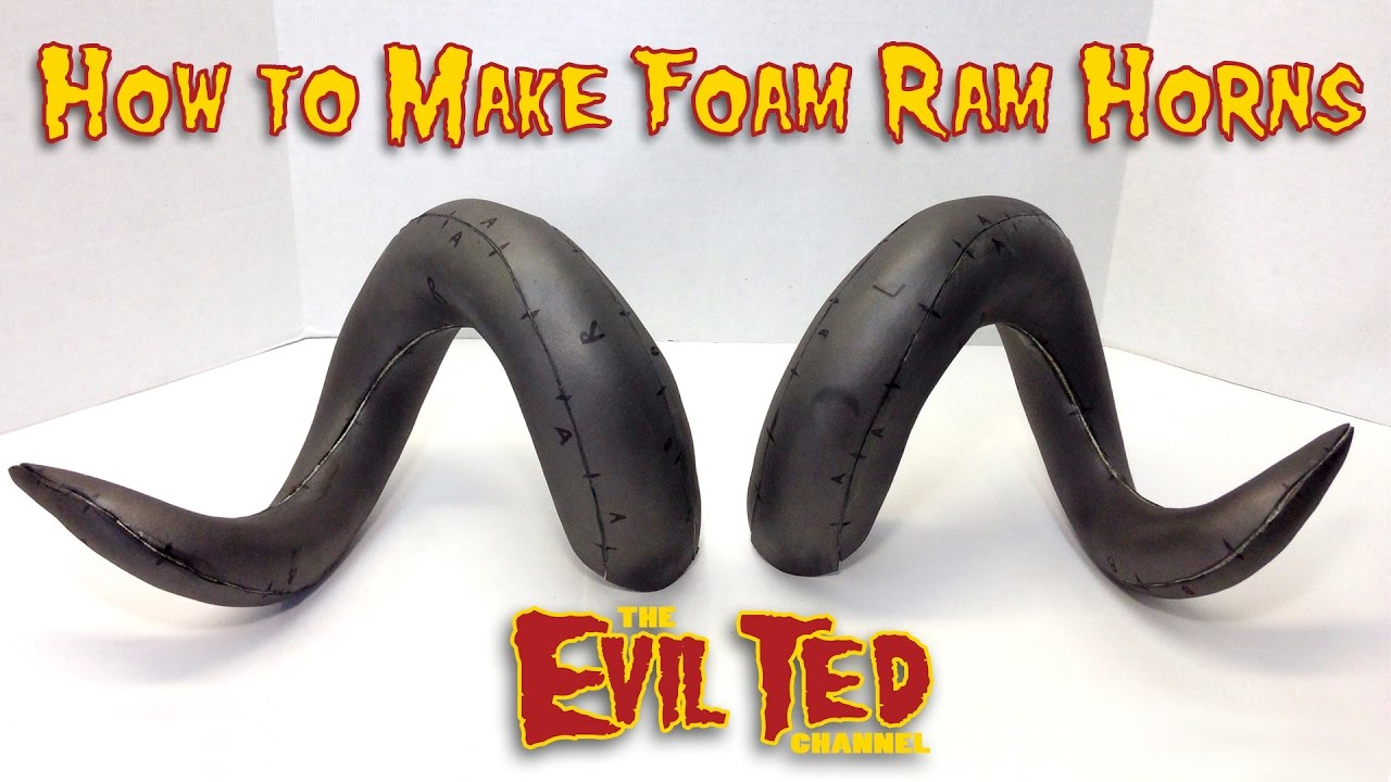 How to Make Foam Ram Horns