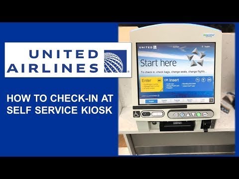 TRAVEL TIPS | UNITED AIRLINES: HOW TO CHECK IN AT SELF-SERVICE KIOSK