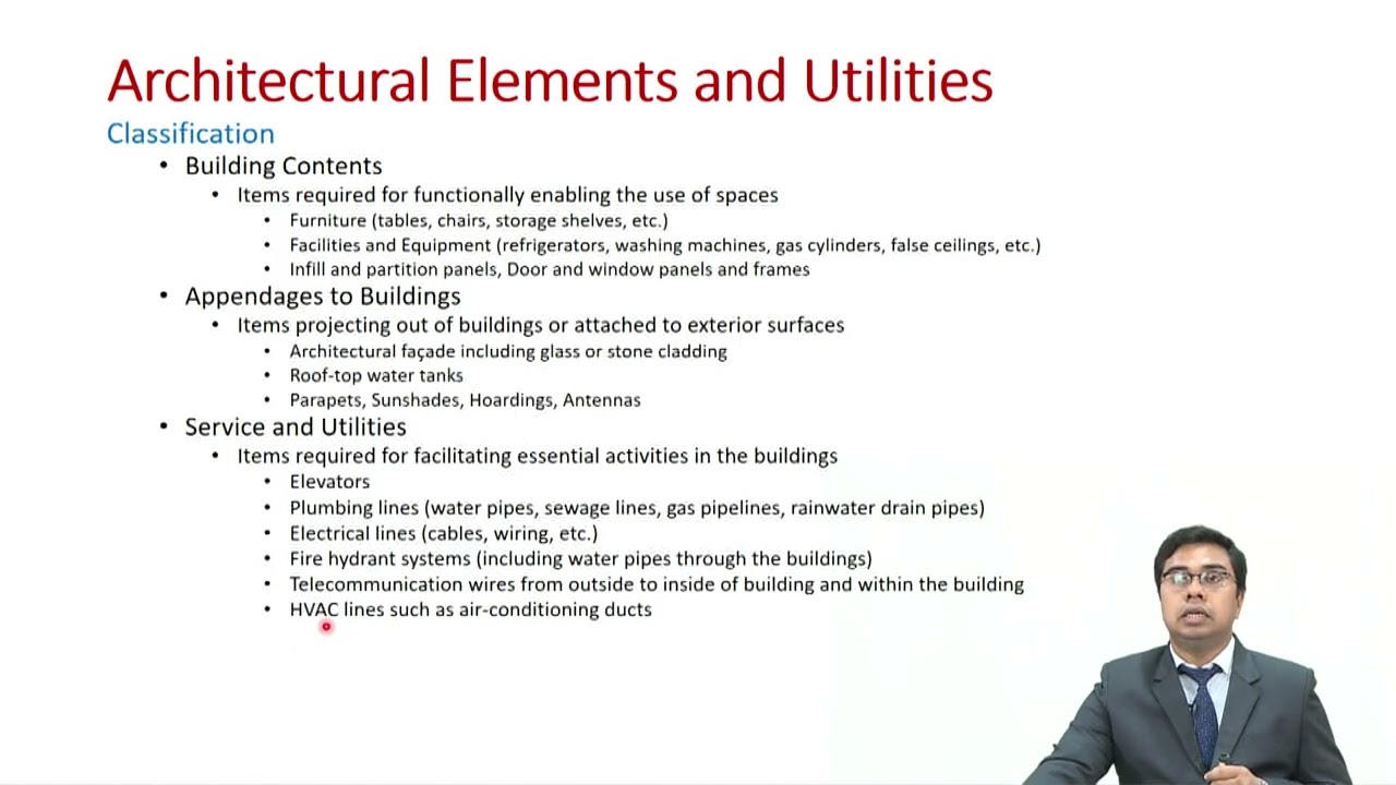 Non structural Components   Classification