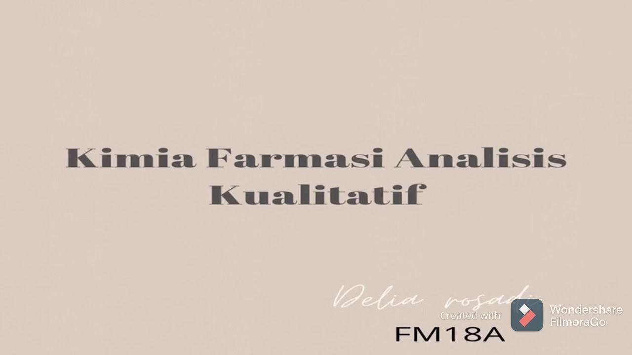 Kimia Farmasi Analisis Kualitatif - IDENTIFIKASI BARBITURAT